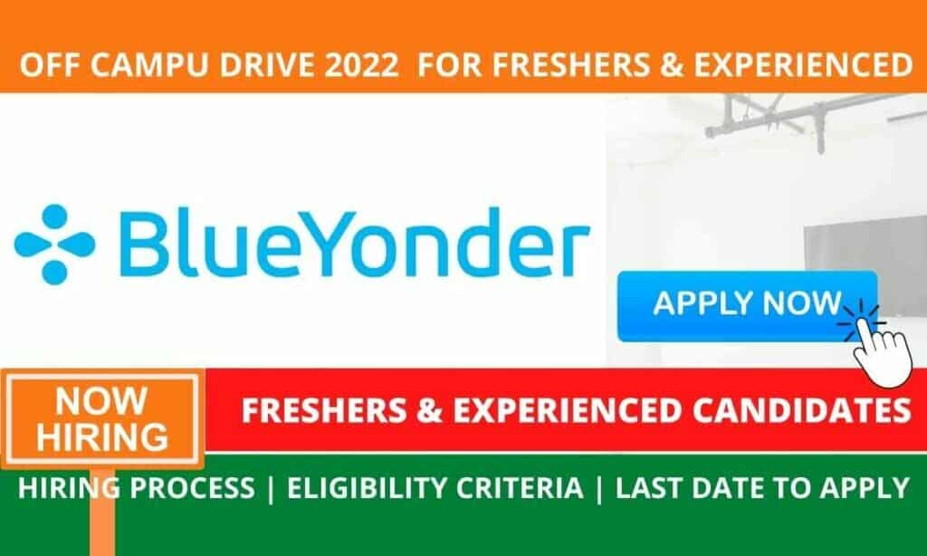 BlueYonder Off Campus Drive 2022 | Associate Software Engineer | Job Seeker 24